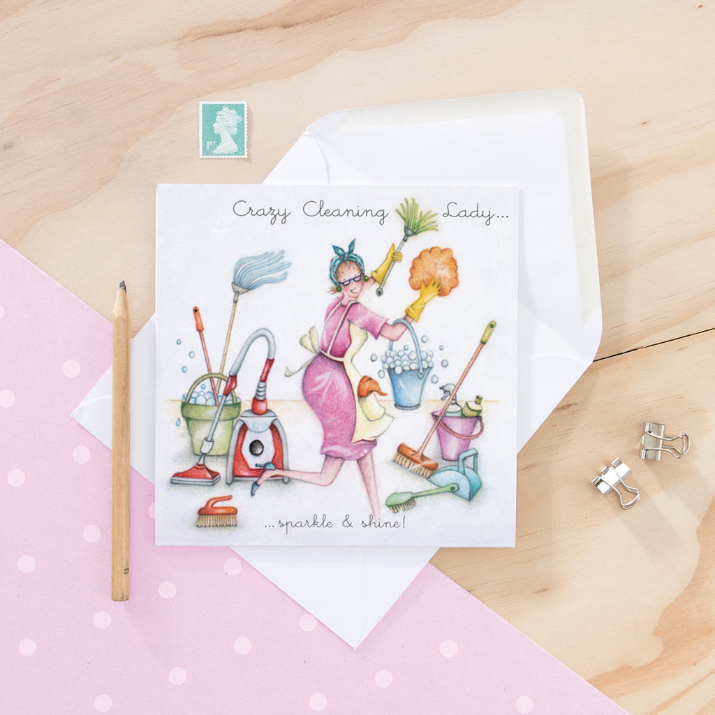 LL287 - Crazy cleaning lady – Berni Parker Designs